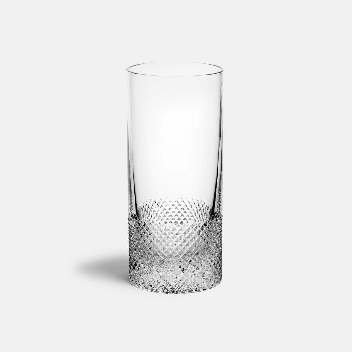 Diamond Highball Glass | Cut Crystal | Richard Brendon